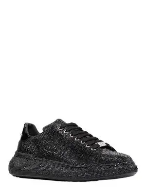 Philipp Plein Runner Crystal-embellished Sneakers - Black