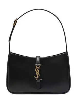 Saint Laurent Le 5 À 7 Leather Tote Bag - Black