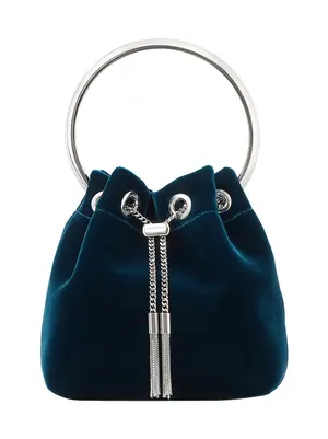 JIMMY CHOO Jimmy Choo Bon Bon Velvet Bag Dragonfly