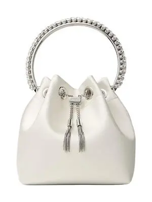 JIMMY CHOO Jimmy Choo Bon Bon Top Handle Bag Neutral