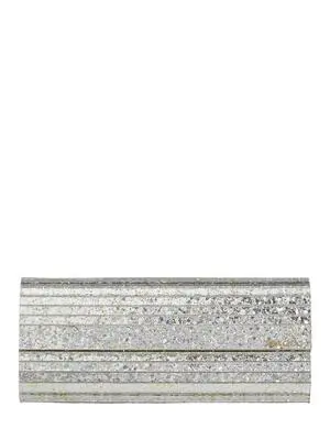 JIMMY CHOO Sweetie Clutch Bag - Silver