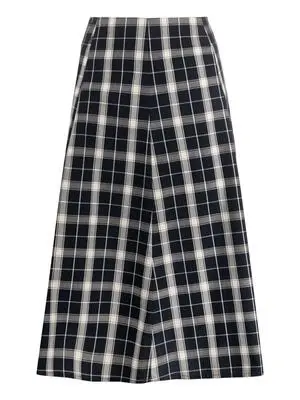 Woolrich Tartan-print A-line Skirt - Blue