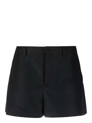 Red Valentino Tailored Mid-rise Shorts - Black