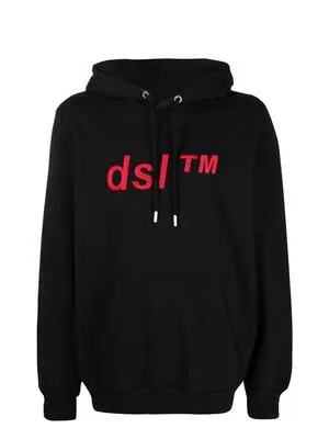 DIESEL® Dsl™ Logo Hoodie - Black