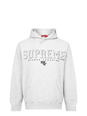 Supreme Gems Logo-print Hoodie - Grey