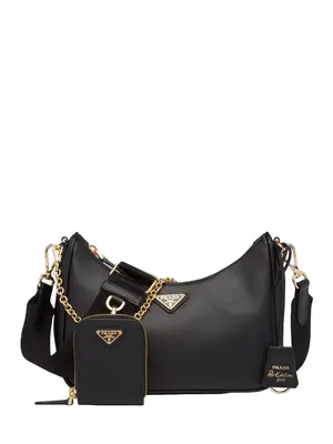 Prada Prada Re-Edition 2005 Shoulder Bag Black