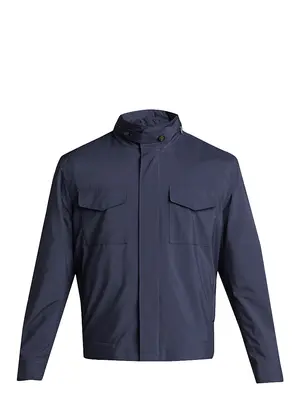 Loro Piana Windmate Traveler Bomber Jacket - Blue/navy
