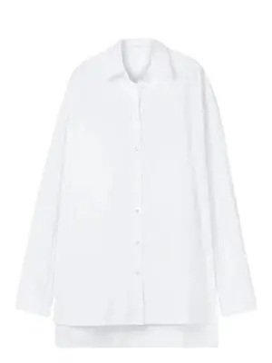 THE ROW Essentials Luka Cotton-Poplin Shirt