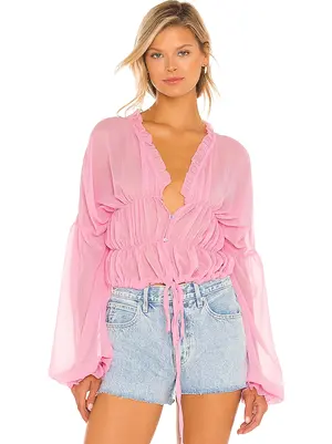 SNDYS Bali Top - Baby Pink