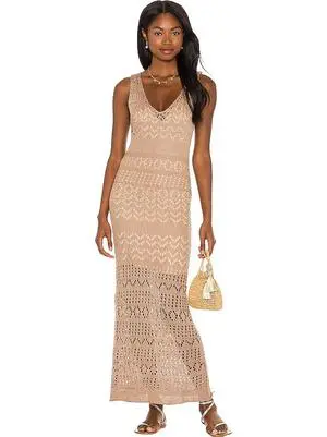 SNDYS. Shona Maxi Dress - Mocha