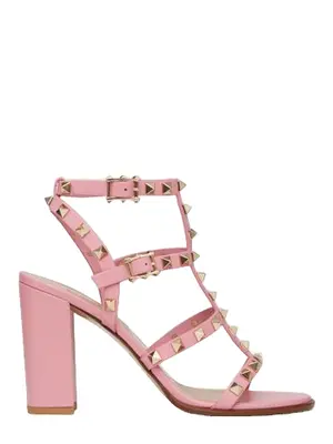 Valentino Garavani Rockstud Ankle Strap Sandal 90 Mm Candy Rose