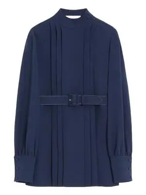Valentino Garavani Valentino Cady Couture Top Blue