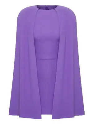 Valentino Garavani Valentino Cady Couture Dress Rich Violet