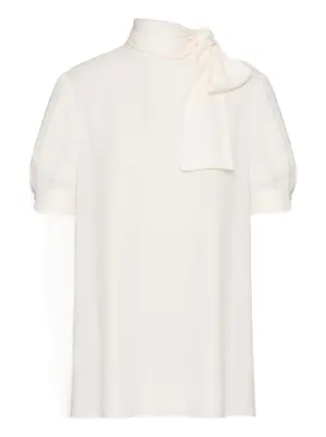 Valentino Garavani Georgette Top - Ivory