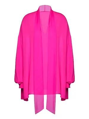 Valentino Garavani Georgette Top Pink Pp