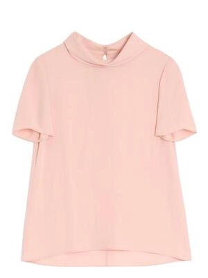 Valentino Garavani Valentino Georgette Top Rose