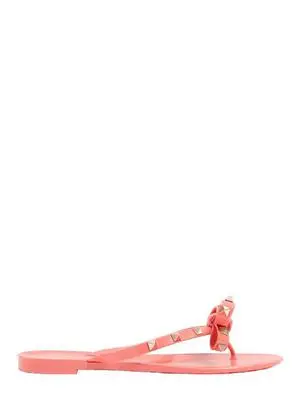 Valentino Garavani Rockstud Slipper - Coral