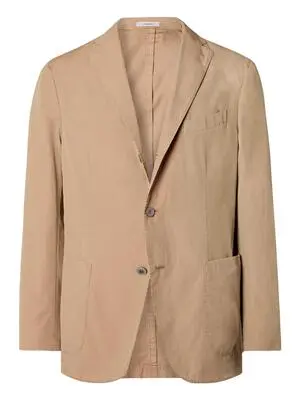Boglioli K-jacket Slim-fit Unstructured Stretch-cotton Suit Jacket - Neutrals