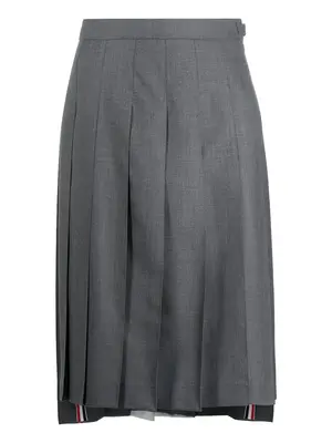 THOM BROWNE Thom Browne Pleated Midi Skirt