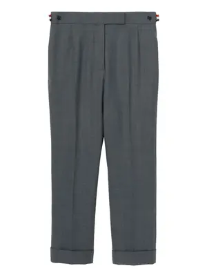 Thom Browne Straight-leg Trousers - Grey