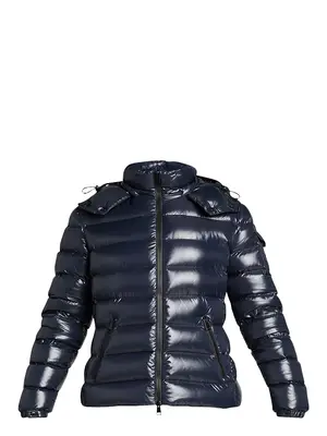 Moncler Bady Hooded Short Down Jacket Navy