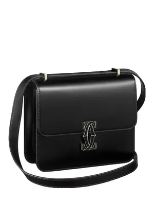 CARTIER Double C De Mini Shoulder Bag - Black