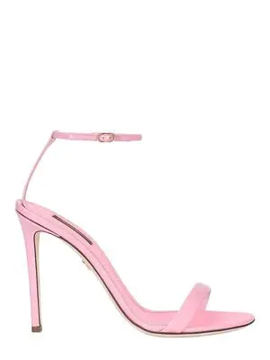 Dolce & Gabbana Patent Leather Sandals - Pink