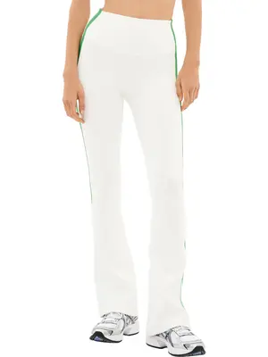 Splits59 Raquel High-Waist Flared Leggings White/grass