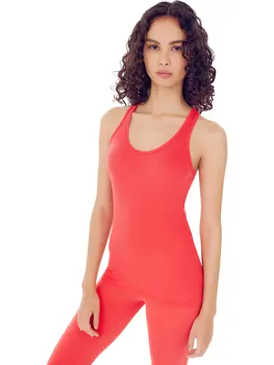 Splits59 Ashby Ribbed Tank Melon