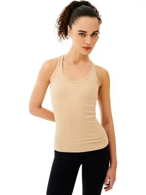 Splits59 Ashby Ribbed Tank Nude