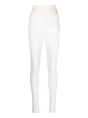 Philipp Plein Two-tone High-waisted Leggings - White