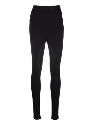 Philipp Plein Two-tone High-waisted Leggings - Black