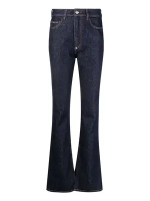 Philipp Plein High-waisted Flare Jeans - Blue