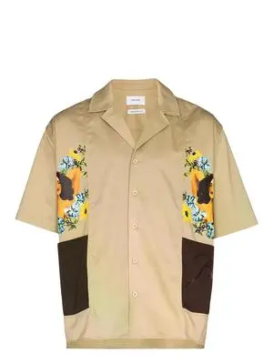 Rhude Cigar Short-sleeve Shirt - Neutrals