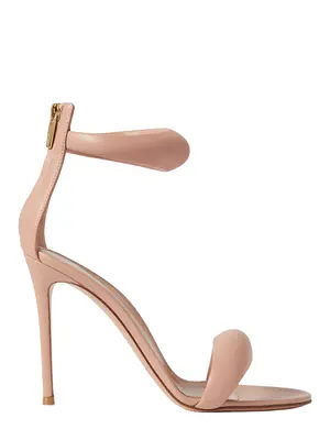 GIANVITO ROSSI Gianvito Rossi Bijoux 105 Leather Sandals Neutrals