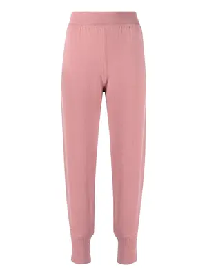 Alberta Ferretti High-rise Knitted Sweatpants - Pink