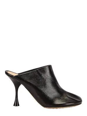 Bottega Veneta Dot Sock Mules - Black