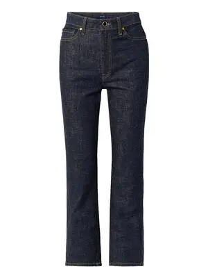Khaite Abigail High-rise Straight-leg Jeans - Blue