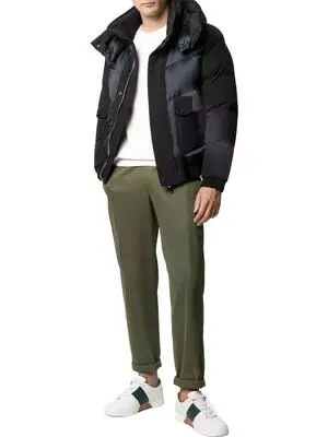 MOORER Moorer Dark Blue Padded Down Jacket