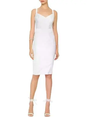 DOLCE & GABBANA Dolce & Gabbana Corset Midi Dress With Lace Detail