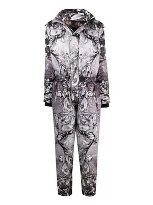 Philipp Plein Baroque Ski Jumpsuit - Grey