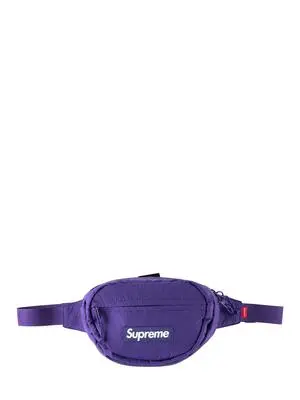 Supreme Logo-patch Waist Bag - Purple