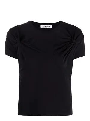 AMBUSH Twist Detail T-shirt - Black