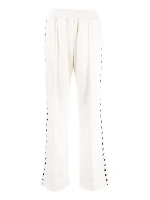GOLDEN GOOSE Dorotea Star Track Pants - Neutrals