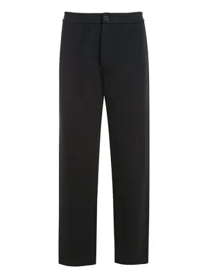 Giorgio Armani Straight-leg Trousers - Black