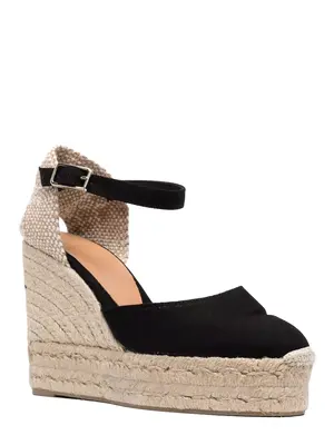 CastaÑer 115mm Carol Espadrilles - Black
