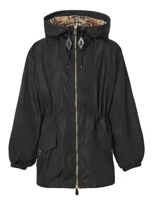 Burberry Lightweight Econyl® Hooded Jacket - Black