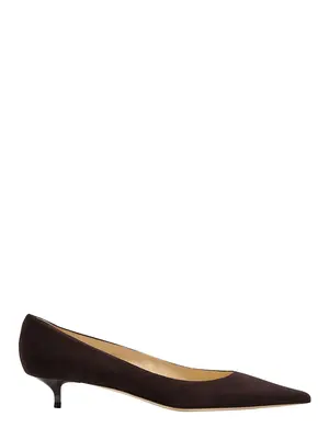 JIMMY CHOO Jimmy Choo Amelia Suede Pumps Coffee
