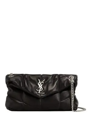 Saint Laurent Puffer Shoulder Bag - Black