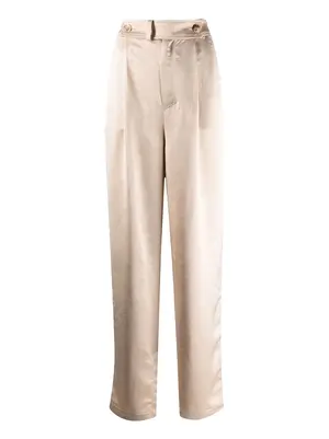 AERON Odile Straight-leg Trousers - Neutrals